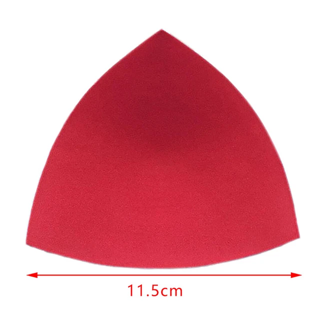 SWIMSUIT PADDING INSERTS Foam Triangle Sponge Pads Breast Bra Inserts ...