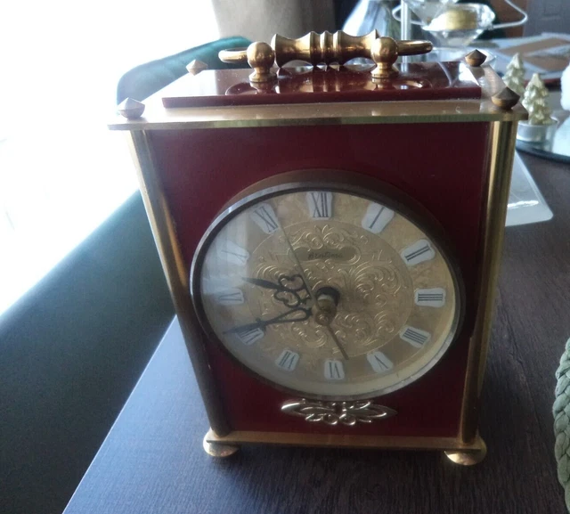 VINTAGE BENTIMA QUARTZ mantel/carriage clock £20.00 - PicClick UK