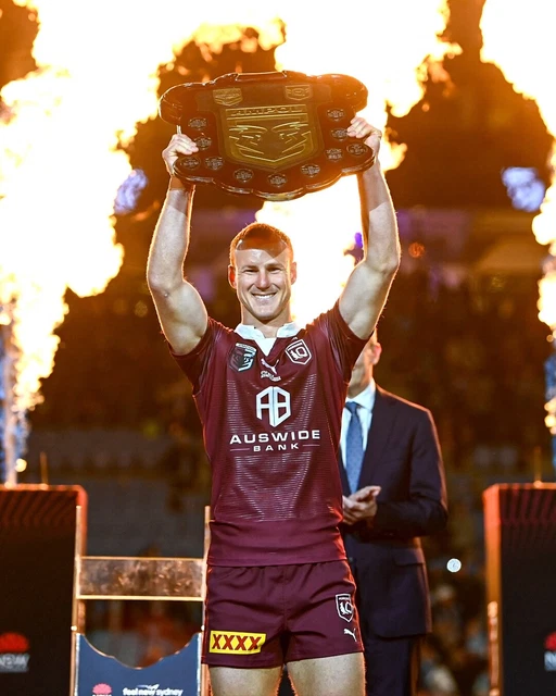 STATE OF ORIGIN Qld Maroons Team Player Poster, Free Post,Nrl Rugby ...