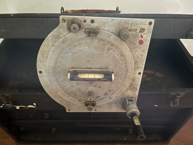 VINTAGE AIRCRAFT PROPELLER Protractor NASA Tool no. 36D2844 Box not ...