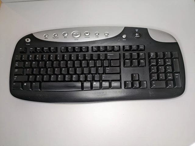 LOGITECH Y-RK56 CORDLESS Desktop Black Keyboard $11.05 - PicClick CA