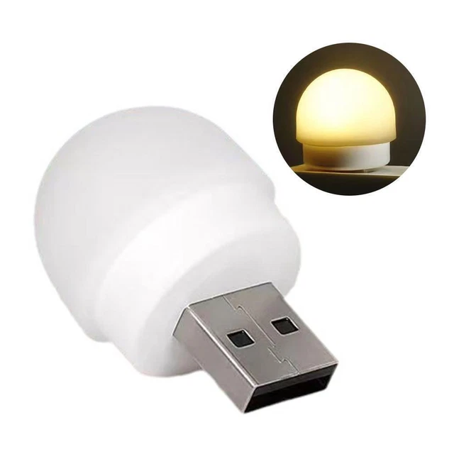 USB PLUG LAMP Mini LED Night Light Power Bank Charging Small Lamps ...