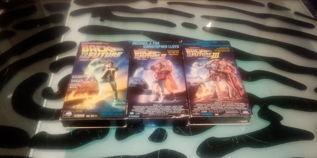 BACK TO THE Future Trilogy Part 1 2 3 I II III Good Condition VHS ...