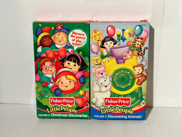 FISHER PRICE LITTLE People VHS Lot Volume 2 3 ©2000 *BUY 2 GET 1 FREE ... FISHER PRICE LITTLE People VHS Lot Volume 2 3 ©2000 *BUY 2 GET 1 FREE ...