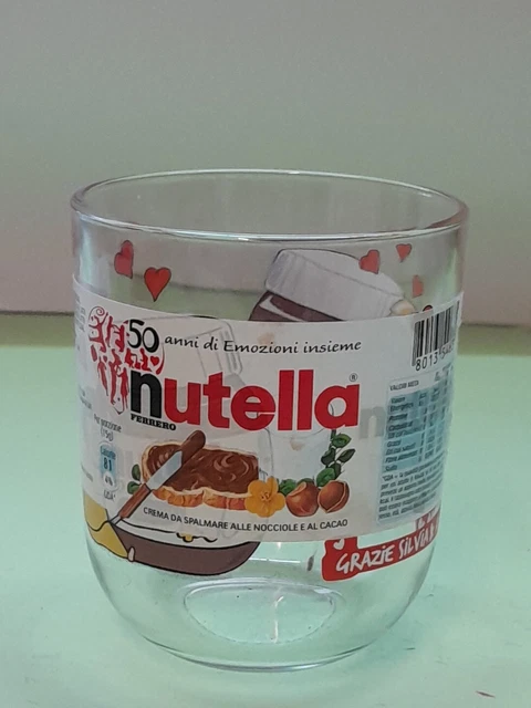 NUTELLA FERRERO BICCHIERE 50 Anni Di Emozioni Grazie Silvia Anna ...