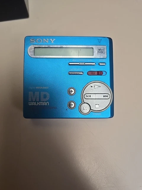 SONY PORTABLE MINIDISC Recorder Player Digital Mega Bass MD Walkman MZ ...