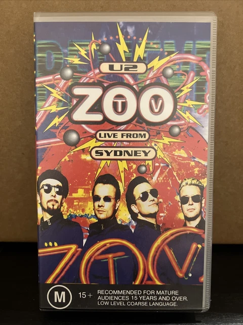 U2 ZOO TV LIVE FROM SYDNEY - VHS Video Music - Polygram - B11 $19.95 ...