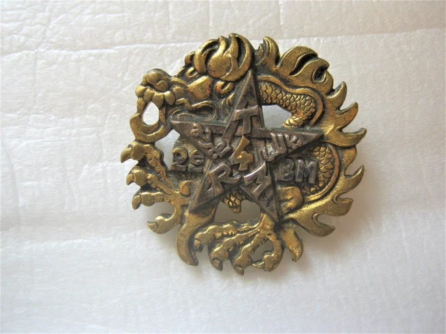 ANCIEN INSIGNE 4° RTM 2° BM (Régiment de Tirailleurs Marocains) VARIANTE EUR 44,99 - PicClick DE