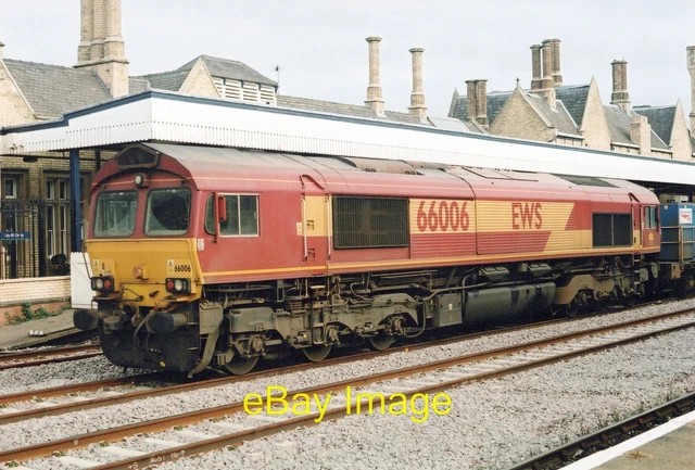 RAILWAY PHOTO 6X4 Class 66 66006 EWS Rail Treatment Lincoln Central 24 ...