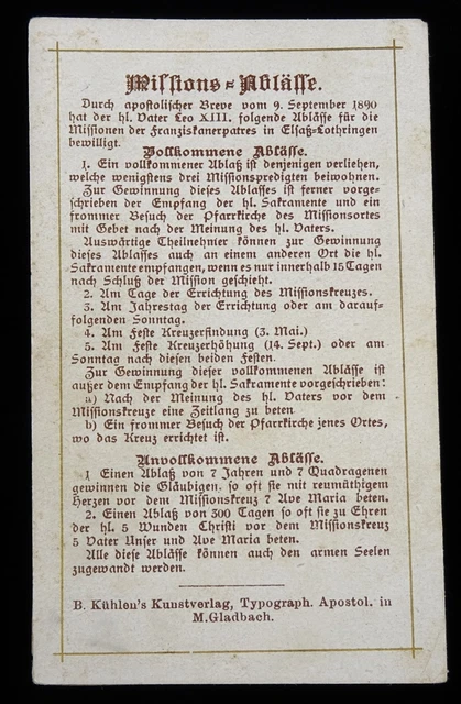 VINTAGE GERMAN HOLY Prayer Card Booklet Jesus on Cross $15.00 - PicClick CA