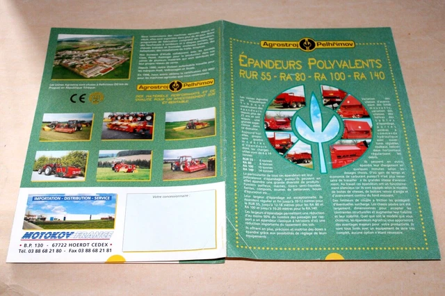 PROSPECTUS TRACTEUR ZETOR Remorque RUR55 RA80 Tractor Traktor Prospekt Brochure EUR 7,99 ...