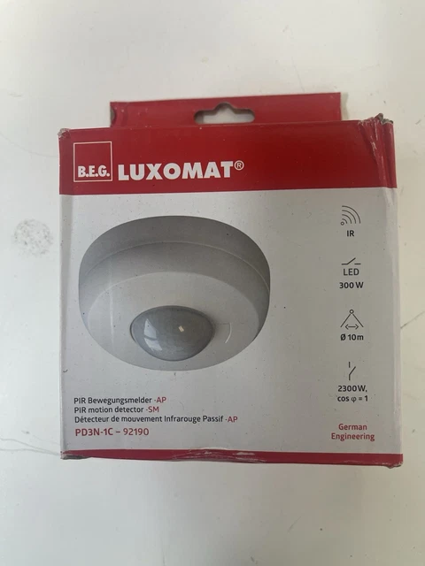 LUXOMAT WHITE MOTION Detector Occupancy Sensor PD3N-1C £27.67 - PicClick UK