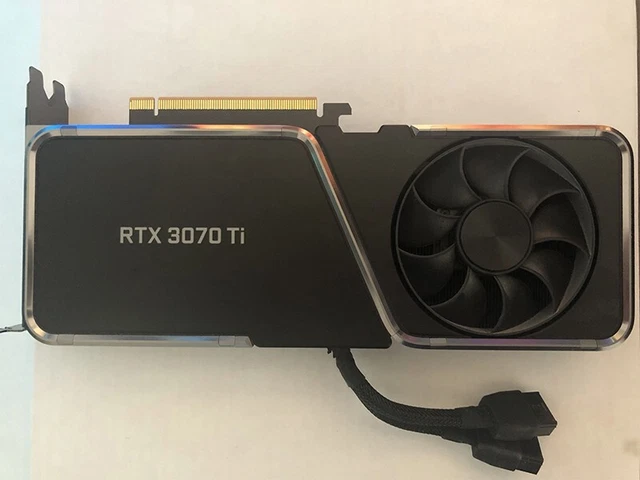 NVIDIA RTX 3070 Ti Founders Edition 8GB GDDR6X Graphics Card $502.10 ...