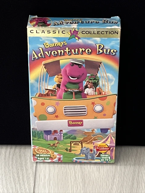 BARNEY - BARNEYS Adventure Bus (VHS, 1997) EUR 11,47 - PicClick IT