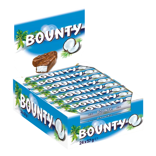 BOUNTY SCHOKORIEGEL, 24X57G EUR 27,99 - PicClick DE