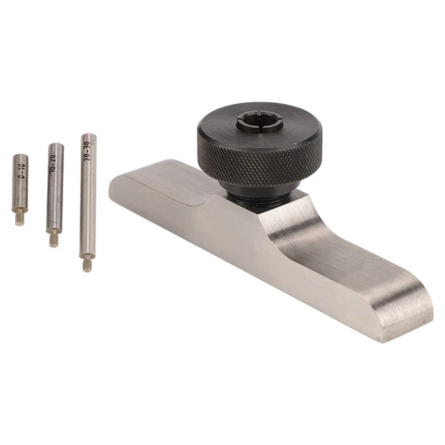 DEPTH GAUGE STAND Depth Dial Indicator Base Hardened With 3 Extension ...