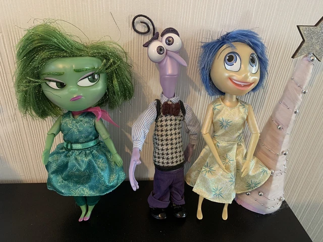 DISNEY PIXAR INSIDE Out Talking And Light Up Figures, Joy, Fear And ...