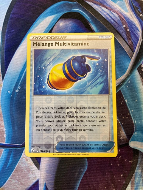 POKÉMON MÉLANGE MULTIVITAMINÉ REVERSE 142/203 Évolution Céleste EB7 EUR 1,50 - PicClick FR