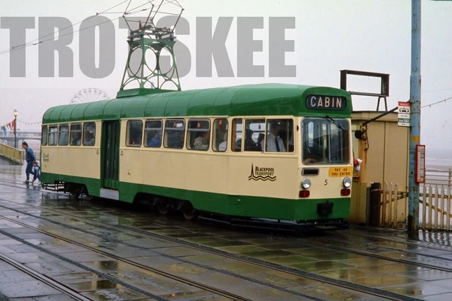 35MM SLIDE BLACKPOOL Transport Single Decker Tram Strassenbahn 5 1991 Original £4.97 - PicClick UK