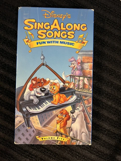 VTG DISNEYS SING Along Songs VHS Fun With Music Volume Five Walt Disney Video £7.62 - PicClick UK