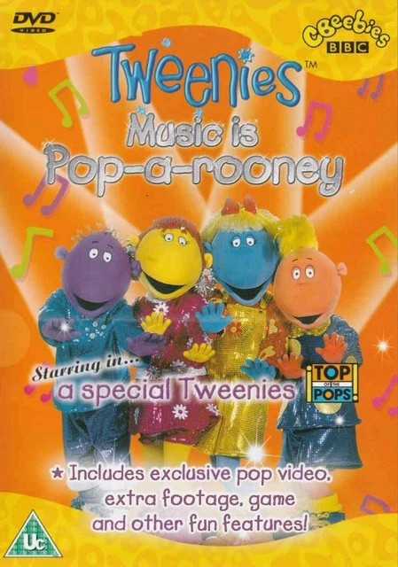 THE TWEENIES: MUSIC is Pop-a-Rooney DVD BBC Cbeebies Kids £11.95 ...