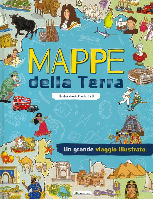 6192520 3338806 LIBRI Mappe Del Mondo. Un Grande Viaggio Illustrato ...