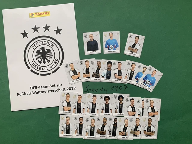 PANINI FIFA WORLD Cup Qatar 2022 All 27 DFB Sticker Poster Music ...