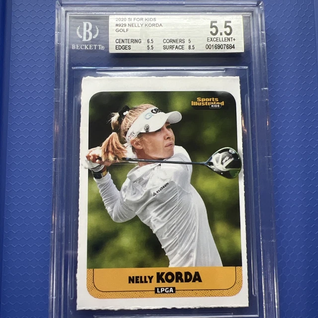NELLY KORDA 2020 Sports Illustrated Kids BGS 5.5 Rookie RC EUR 259,20 ...