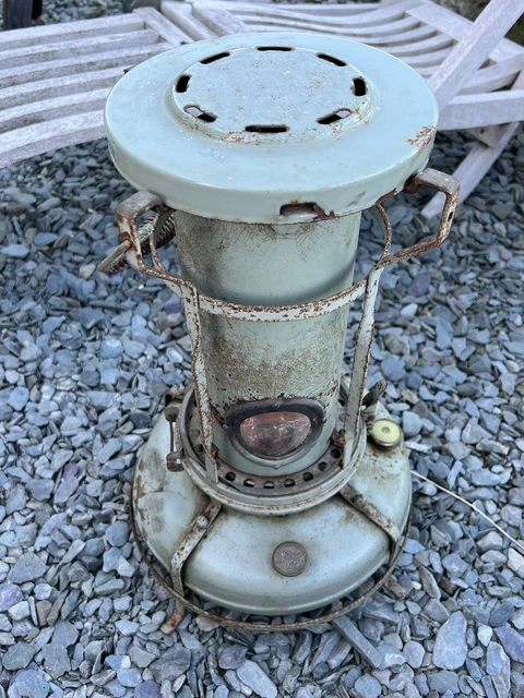 VINTAGE ALADDIN RARE series 8 paraffin stove / heater 1950s Twisted ...