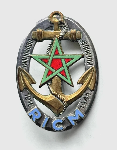 INSIGNE TDM RICM RÉGIMENT INFANTERIE CHARS DE MARINE - ARTHUS BERTRAND G1933 EUR 14,90 - PicClick FR