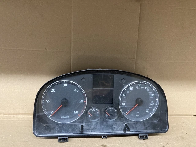 VW TOURAN/ CADDY Instrument Panel Clocks Speedo Cluster Temp Gauge ...