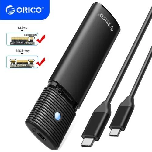 ORICO M.2 NVME SATA SSD Gehäuse Adapter 10Gbps USB C 3.2 Gen 2 NGFF ...