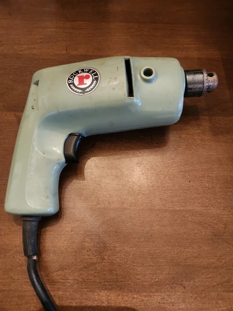 VINTAGE ROCKWELL USA 1/4” Electric Drill Model #70 🇺🇸 £19.02 - PicClick UK