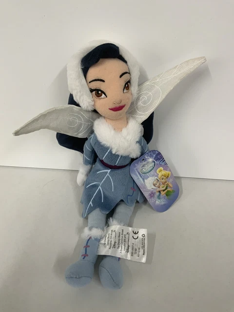 DISNEY STORE TINKERBELL Silvermist Fairy Plush Soft Doll Toy 11” NEW ...