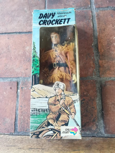 DAVY CROCKETT- ORLI Jouet - Figurine articulée 25cm 1986 + boîte EUR 90 ...