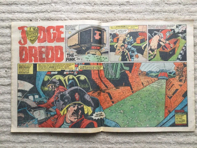 VINTAGE 2000AD COMIC Prog 196 - Jan 81 Judge Dredd Strontium Dog EUR 3 ...