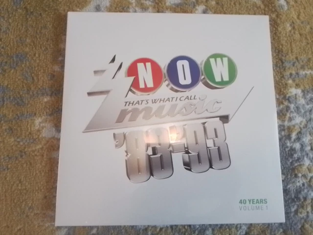 NOW THAT'S WHAT I Call 40 Years Vol 1 83-93 Triple White Vinyl LP New ...