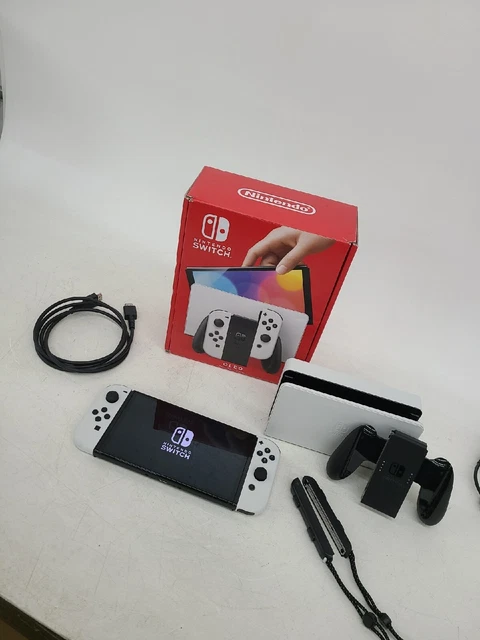 NINTENDO SWITCH OLED Model HEG-001 Handheld Console - 64GB - White £227 ...