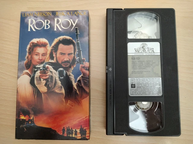 ROB ROY VHS Cassette Tape used Liam Neeson Jessica Lang £3.73 - PicClick UK