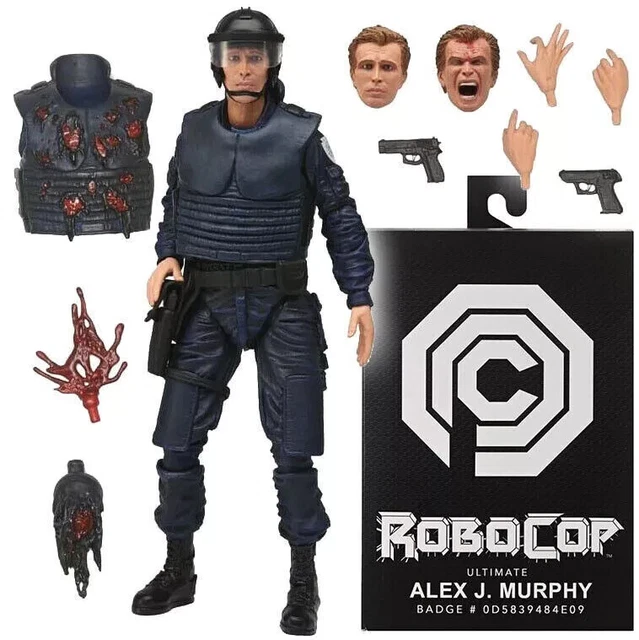 NECA ROBOCOP ALEX Murphy OCP Uniform 7" Ultimate Action Figure Model ...