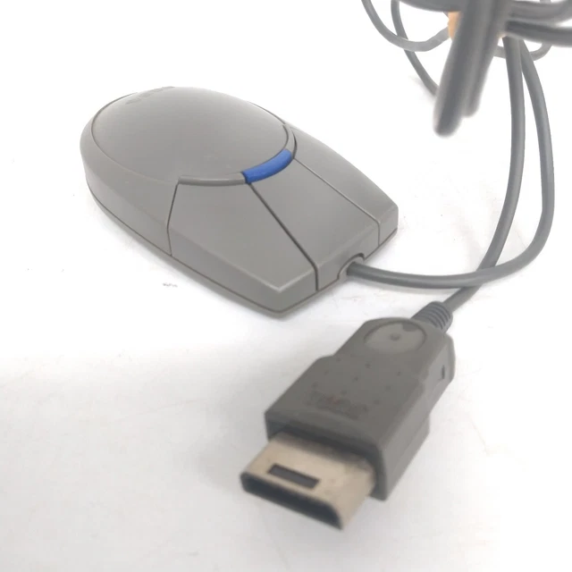 SEGA SATURN OFFIZIELLER Maus-Controller SS grau Shuttle-Maus getestet ...