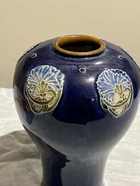 ANTIQUE ROYAL DOULTON Pottery Vase Art Nouveau Artist Signed Annie Neal 8253 £87.70 - PicClick UK