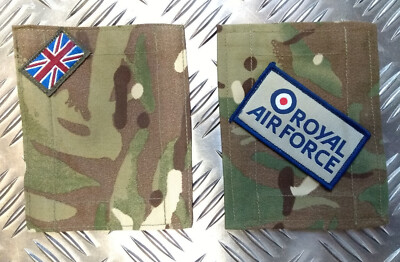 MTP BLANKING PATCHES with RAF Royal Air Force TRF Patch British Army £ ...