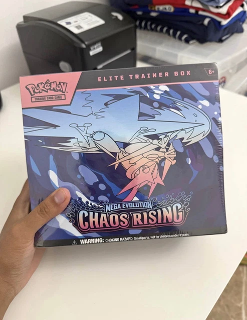 POKÉMON TCG: ME04 - Chaos Rising Elite Trainer Box ETB - New & Sealed £ ...