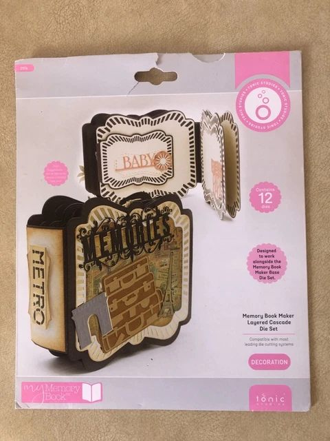 TONIC STUDIOS - Memory Book Maker Layered Cascade Die Set £14.00 ...