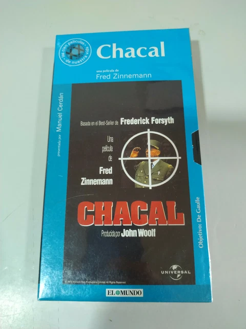 CHACAL FRED ZINNERMANN Frederick Forsyth - VHS Film Tape Espagnol Neuf ...