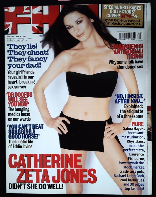 FHM MAGAZINE AUGUST 1999 mbox2276 Catherine Zeta Jones £6.95 - PicClick UK