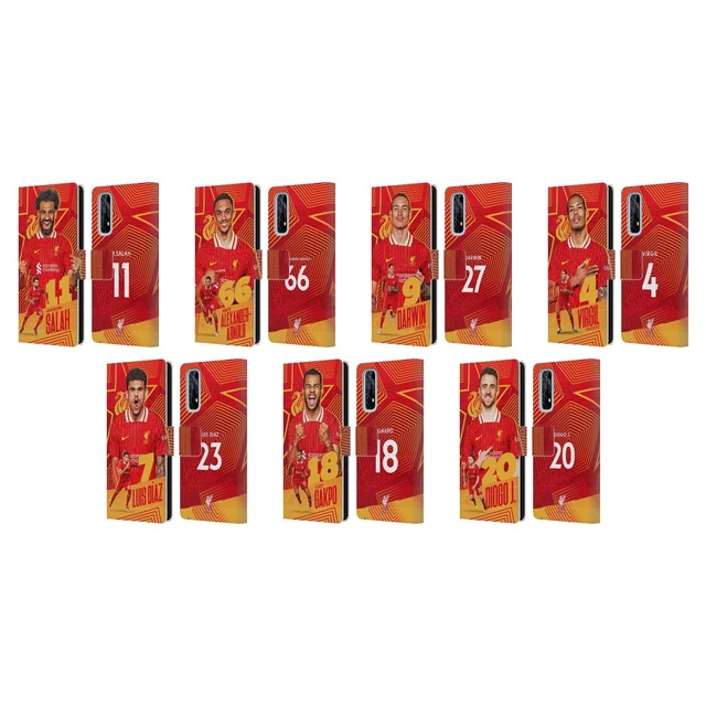 LIVERPOOL FC LFC 2024/25 First Team Pu Leather Book Case For Realme ...