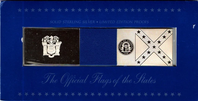 1976 - FLAGS of the United Nations Ingots Solid Sterling Silver Ingots ...