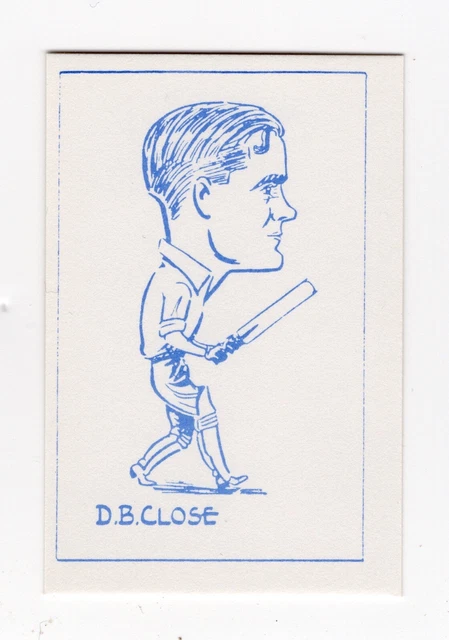 RARE CRICKETER CARICATURE. England - Brian Close EUR 7,25 - PicClick FR